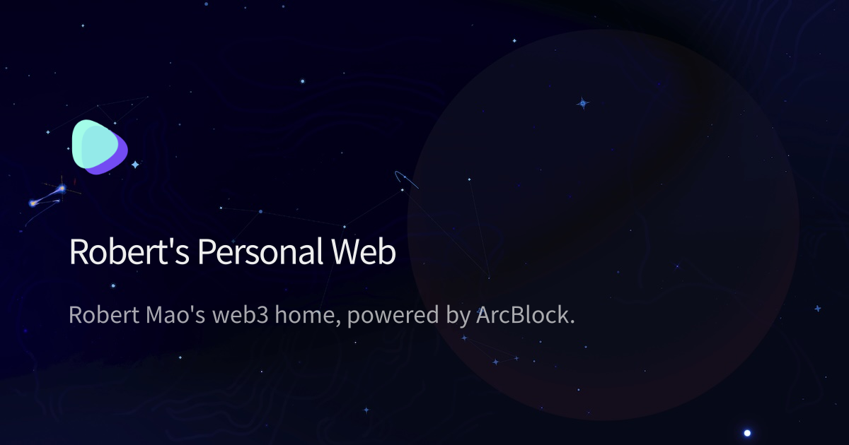 Robert's Personal Web